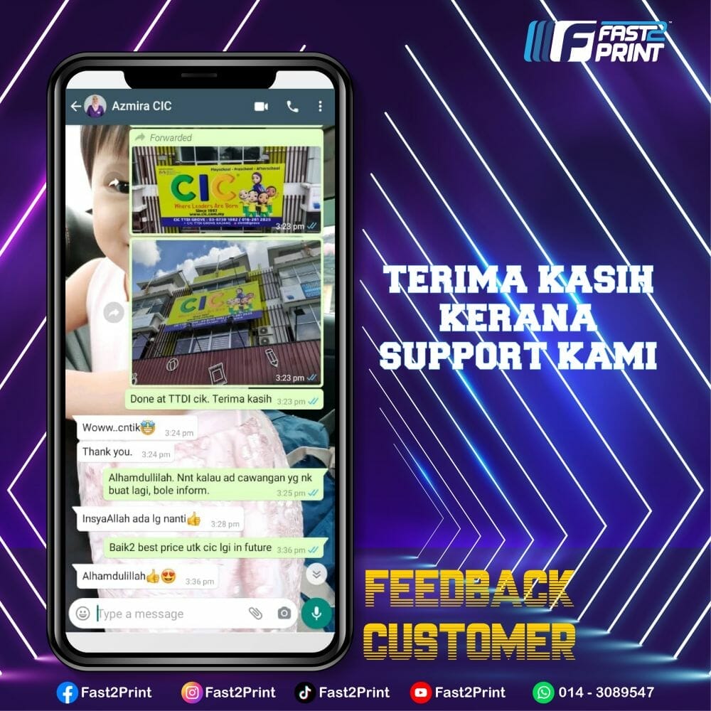 Signboard Expert in Selangor by Fast2Print Sdn Bhd